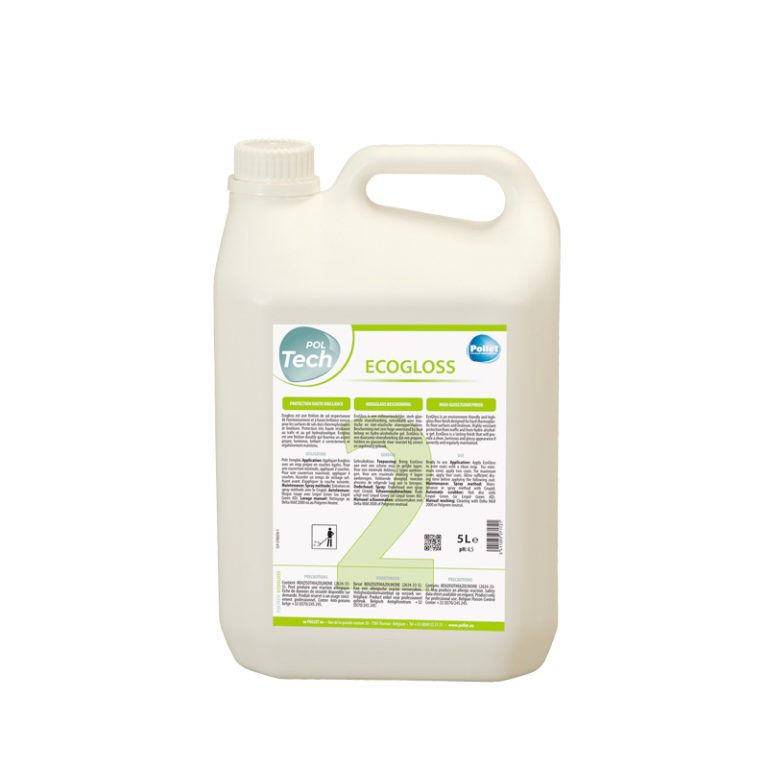 PolTech Ecogloss 5L – Polymère Haute Brillance Sols Souples - ServiClean